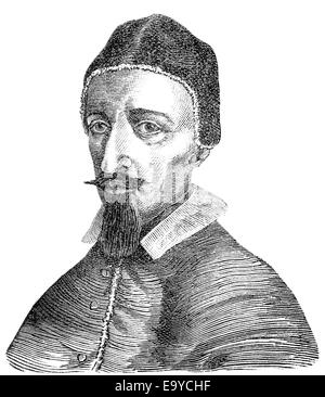 portrait of Alexander VII or Fabio Chigi, 1599 - 1667, Pope of the ...