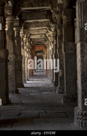 Pillared Corridor, Daulatabad Fort, Aurangabad, Maharashtra, India ...