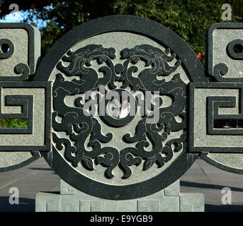 Daqing Guocheng Temple carvings Stock Photo - Alamy