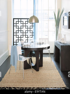 Dining room design Stock Photo - Alamy