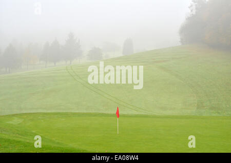 Dalmuir Park Golf Club covered in an early morning mist Stock Photo - Alamy