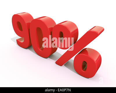 Percentage rate icon on a white background Stock Photo - Alamy