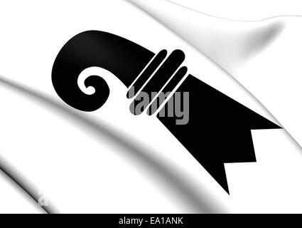 Flag of Basel. Close up Stock Photo - Alamy