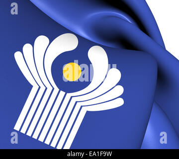 Flag of Commonwealth of Independent States. CIS flag. Flag of ...