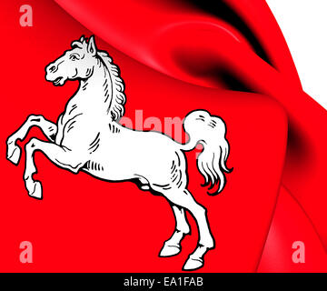 Electorate of Hanover Flag. Close Up Stock Photo - Alamy