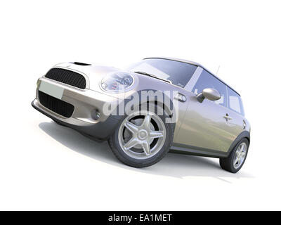 Modern compact car Stock Photo - Alamy