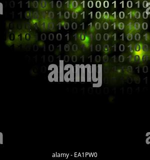 Binary code abstraction background Stock Photo - Alamy