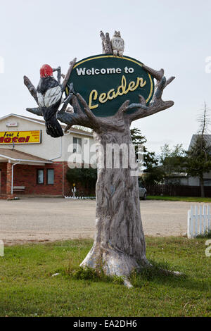 Welcome to Saskatchewan Canada sign Stock Photo - Alamy