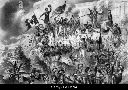 1840s SEPTEMBER 1847 MEXICAN-AMERICAN WAR THE BATTLE OF CHAPULTEPEC ...