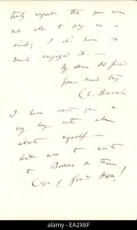 This letter, written by Charles Darwin to William Darwin Fox on June 8 ...