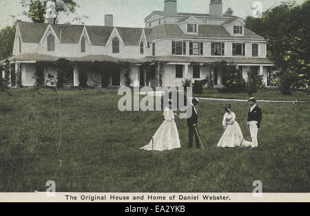 The original Daniel Webster House Stock Photo - Alamy