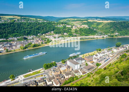 cruise on the river rhine Stock Photo - Alamy