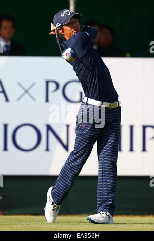 Chiba, Japan. 6th Nov, 2014. Taiga Sugihara Golf : HEIWA PGM ...
