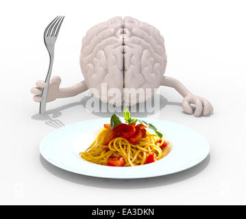 brain in the dish 3d illustration Stock Photo - Alamy