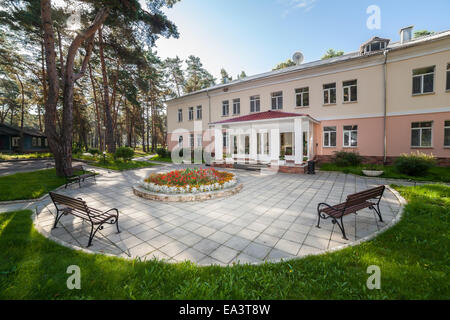 Russia, Moscow Region. A countryside house Stock Photo - Alamy