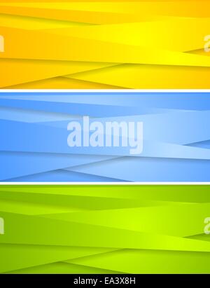 Abstract technical banners template. Vector illustration Stock Photo ...