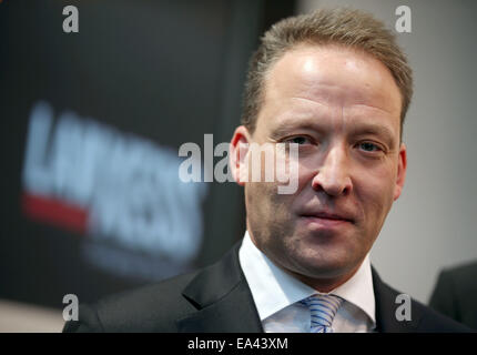 Cologne, Germany. 06th Nov, 2014. CEO of Lanxess AG Matthias Zachert ...