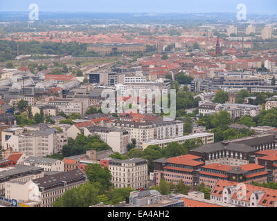 Leipzig aerial view Stock Photo - Alamy