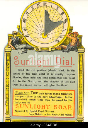 A Victorian advertisement for Sunlight Soap Stock Photo - Alamy
