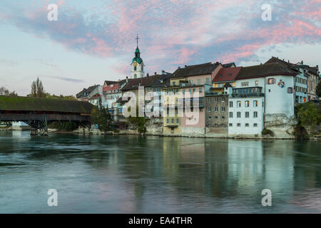 Dawn in Olten, canton of Solothurn, Switzerland Stock Photo: 75095148 ...