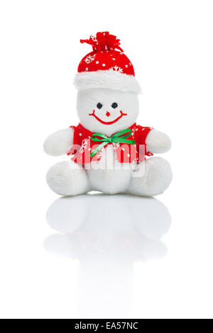 toy snowman on the background of Christmas lights Stock Photo - Alamy