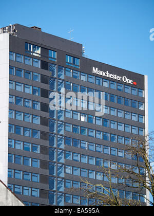 The Manchester One building on Portland Street in Manchester, UK Stock ...