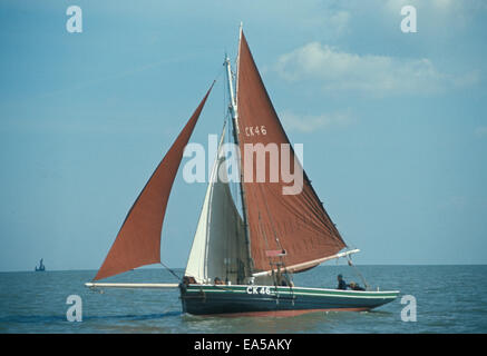Gracie 36ft Colchester Smack built 1890 photo circa 1980 Stock Photo ...