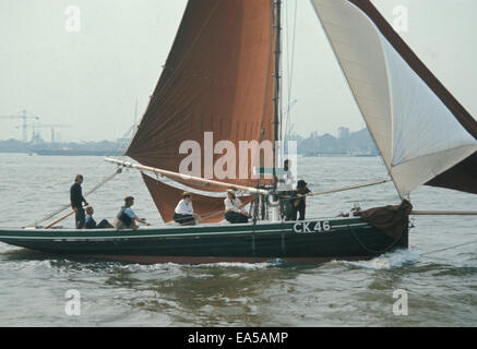 Gracie 36ft Colchester Smack built 1890 photo circa 1980 Stock Photo ...