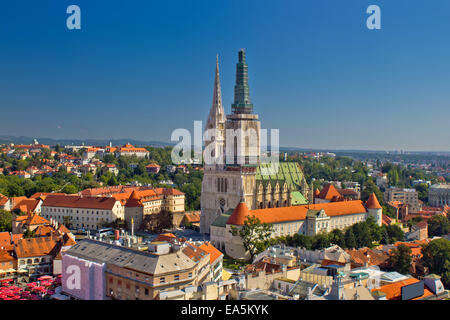 Panoramic view of Zagreb cathedral Stock Photo - Alamy