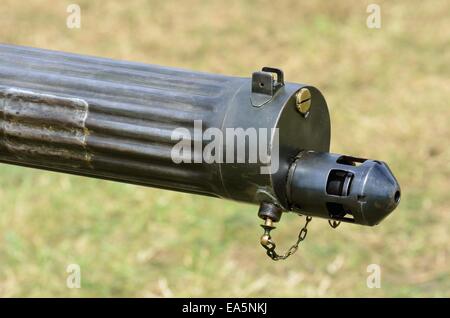 Machine gun barrel Stock Photo - Alamy