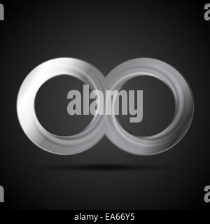 Abstract background with infinity sign. Digital background Stock Photo ...