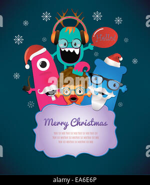 Happy New Year postcard Boy Teen Pig 2019 Stock Photo - Alamy