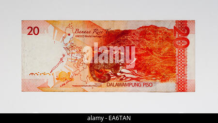 Philippines 20 Twenty Piso Bank Note Stock Photo - Alamy