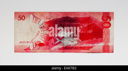 Philippines 50 Fifty Piso Bank Note Stock Photo - Alamy