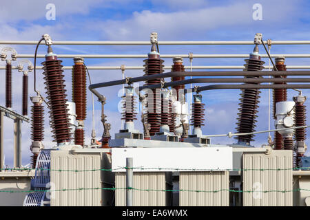 Collector Substation for a wind farm. Connected to the wind power ...