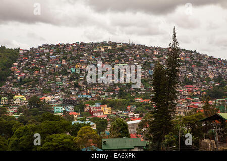 Severe overpopulation in Baguio City, Luzon Island, Philippines Stock ...