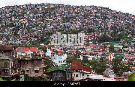 Severe overpopulation in Baguio City, Luzon Island, Philippines Stock ...