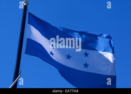 Flag of Honduras Stock Photo - Alamy