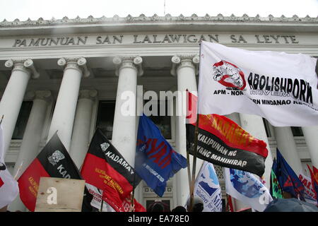Leyte Provincial Capitol in Tacloban, Philippines, in 1945 Stock Photo ...