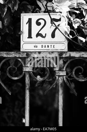 House number 127 Stock Photo - Alamy