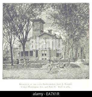 The 1884 illustration from Farmer's Detroit provides a detailed sketch ...