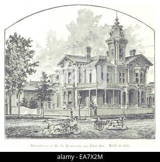 The 1884 illustration from Farmer's Detroit provides a detailed sketch ...