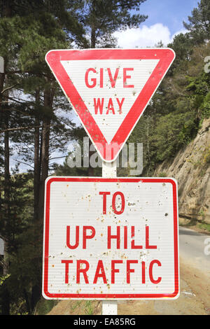 Road sign full of bullet holes in Crete, Greece Stock Photo - Alamy