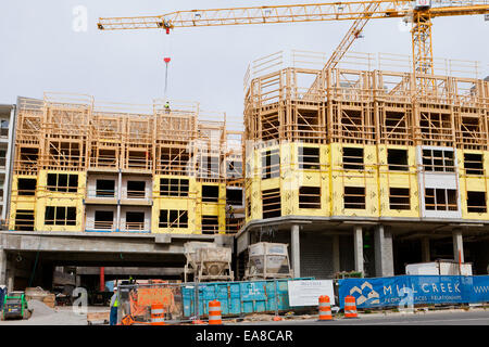 New multifamily housing construction - USA Stock Photo - Alamy