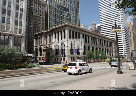 Chicago public library - Chicago, Downtown Stock Photo - Alamy