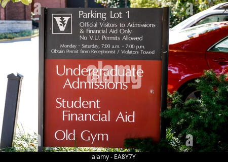 Vanderbilt University sign on the campus in Nashville TN Stock Photo ...