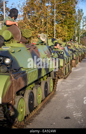 Unidentified serbian soldiers in BVP M-80A Infantry Fighting Vehicles ...