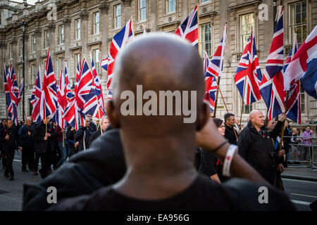 British Movement - UK far right group repatriation street sticker seen ...