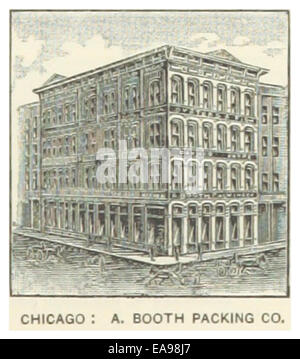 The 1891 illustration depicts the A. Booth Packing Company in Chicago ...