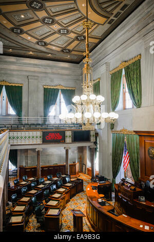 The ornate & beautiful interior of the Tennessee House of ...